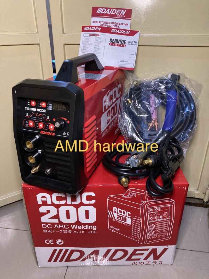Jual Mesin Travo Las Argon Pulse Aluminium Ac/dc Tig 200 A Daiden Mma ...
