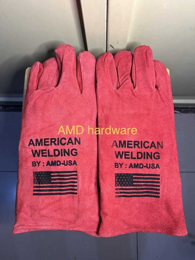 Jual Sarung Tangan Las American Welding Amd Original Kulit Sapi Premium ...