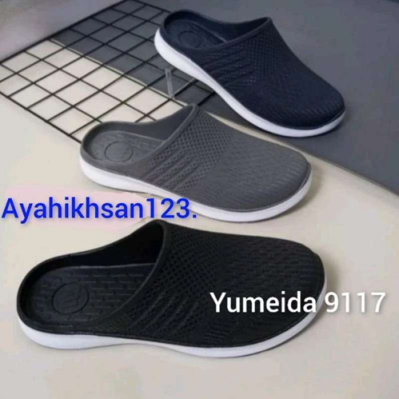 Jual Sandal Sepatu Slop Pria/laki-laki Yumeida Gt9117l Ukuran 39-43 Di ...
