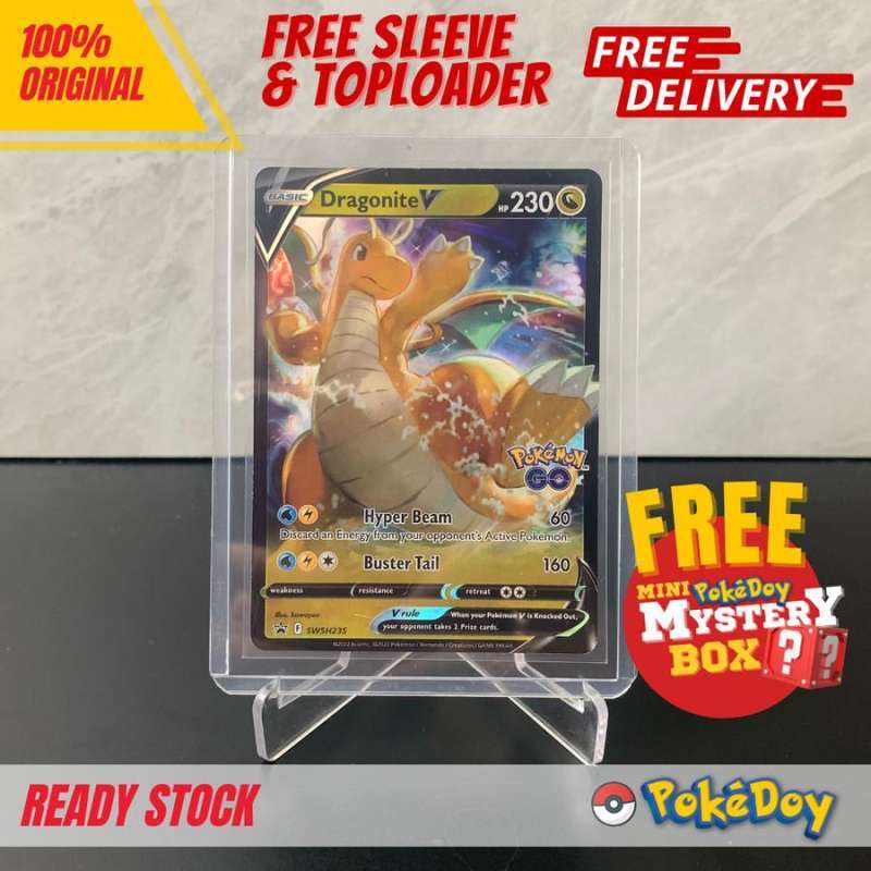 Jual Dragonite V Swsh235 Promo Pokemon Sword & Shield Tcg English Card ...
