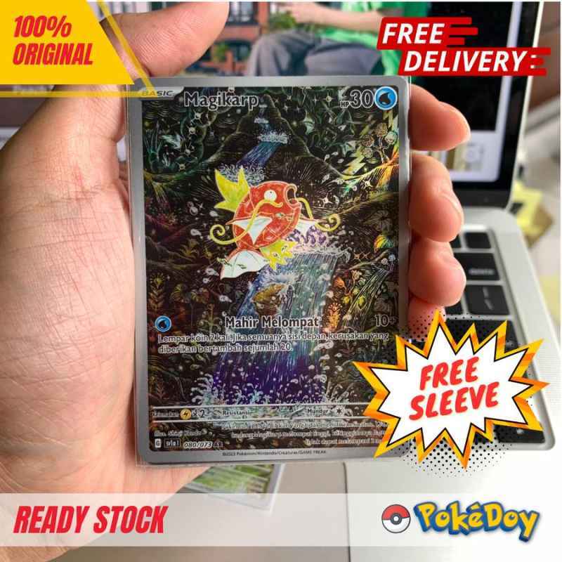 Jual Pokemon Magikarp Ar Sv1a Hantaman Triplet Kartu Tcg Indonesia 080/073 Di Seller Pokedoy ...