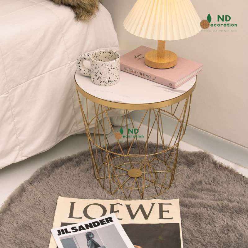 Promo Meja Topaz Storage Meja Besi Kayu Informa Diskon 33% Di Seller ...