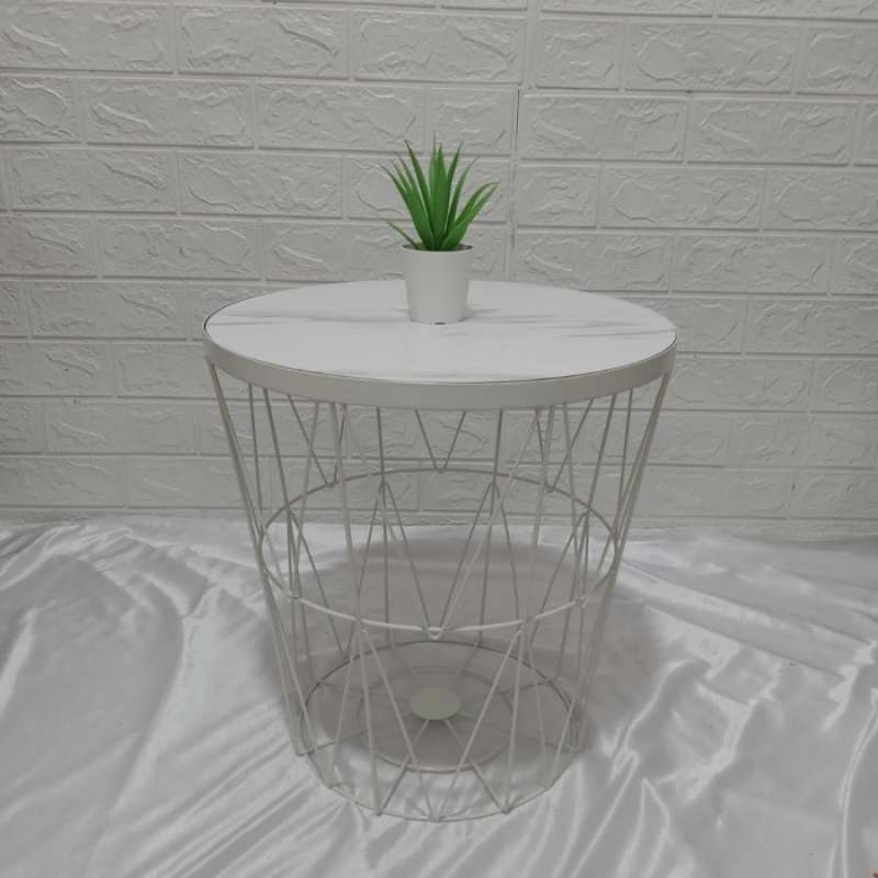 Promo Meja Topaz Storage Meja Besi Kayu Informa Diskon 33% Di Seller ...