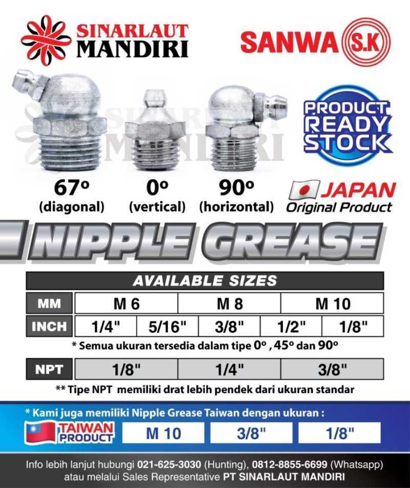 Jual Nipple Grease / Nepple Grease / Nepel Grease 3/8 - 1 Pcs ...