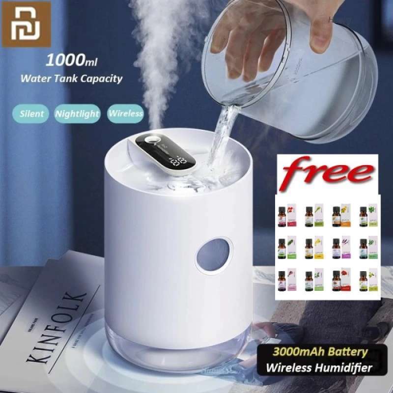 Promo Air Humidifier 3 Life Pelembab Udara Aromatherapy Free Oil ...