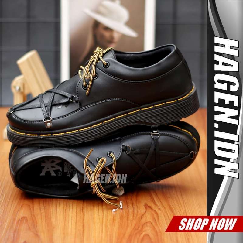 Promo Alcmene Sepatu Pria Docmart Low Boots Formal Casual Kerja Kuliah ...