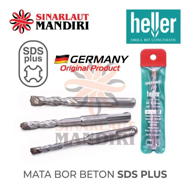 Promo Mata Bor Beton Heller Sds Plus 18 X 150 X 210 Diskon 23% Di ...