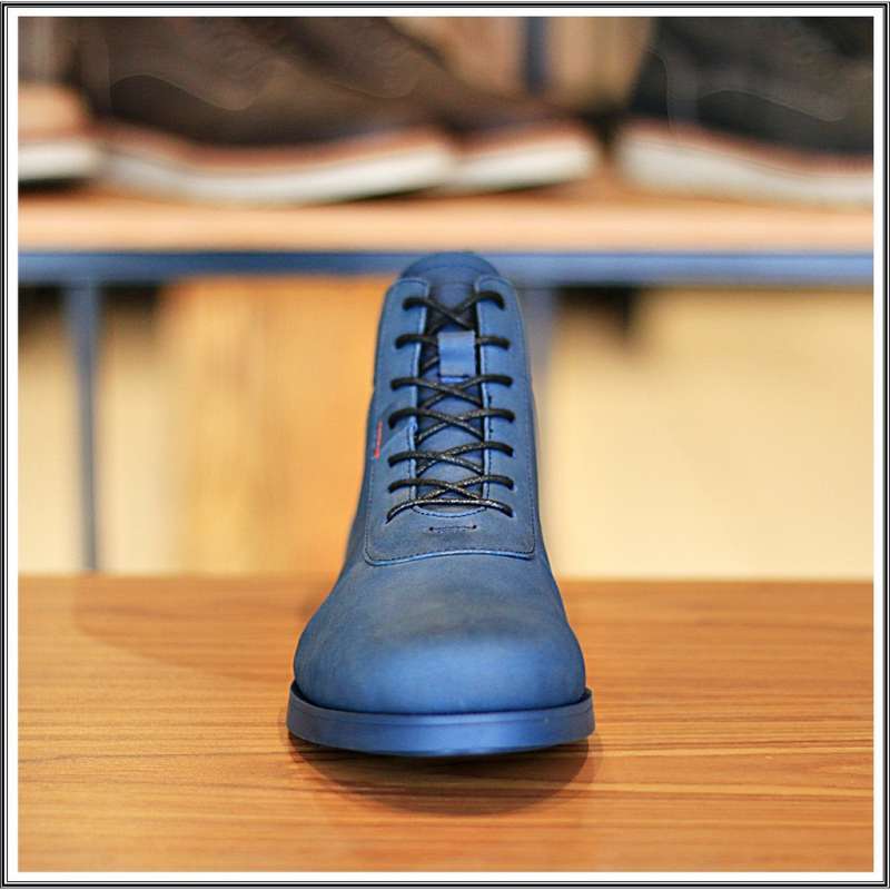 Promo Anubis Navy - Sepatu Kulit Kasual Semi Boots Pria - 42 Diskon 27% ...