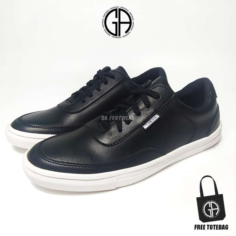 Promo Lewandosky - Sepatu Sneakers Semi Formal Pria Kulit Kerja Kantor Kuliah Sekolah Hitam ...