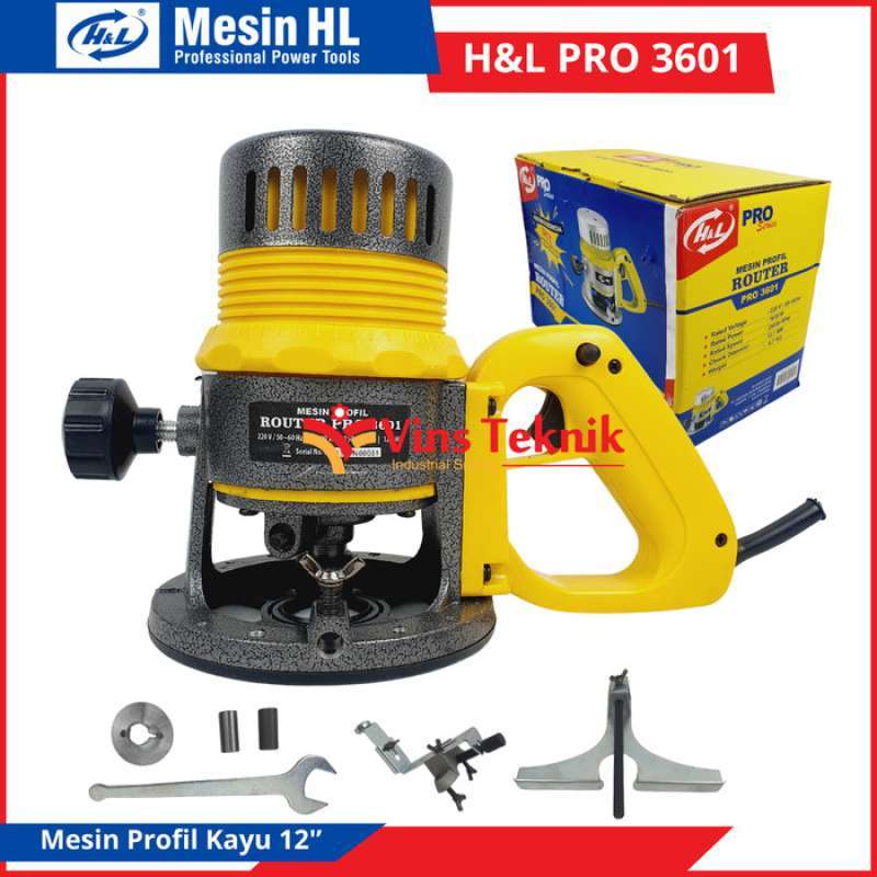 Promo Mesin Fil Kayu Router Besar 12mm 3601 H&l 3601 Diskon 23% Di ...