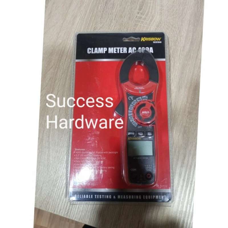Promo Krisbow Clamp Meter 400 Amp Diskon 23% Di Seller Kulee Store ...