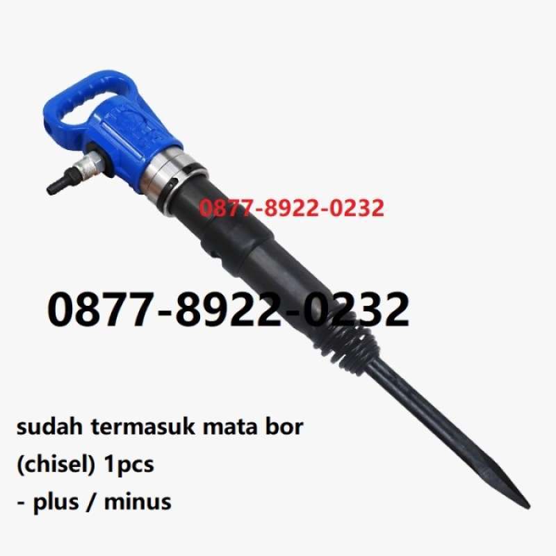 Promo Jack Hammer Mesin Bor Bobok Angin Beton Breaker G15 + Mata Bor ...