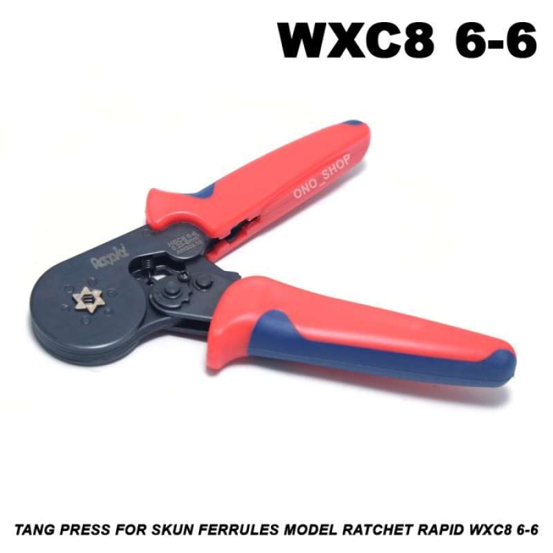 Promo Tang Press For Skun Ferrules Model Ratchet Rapid Wxc8 6-6 Diskon ...