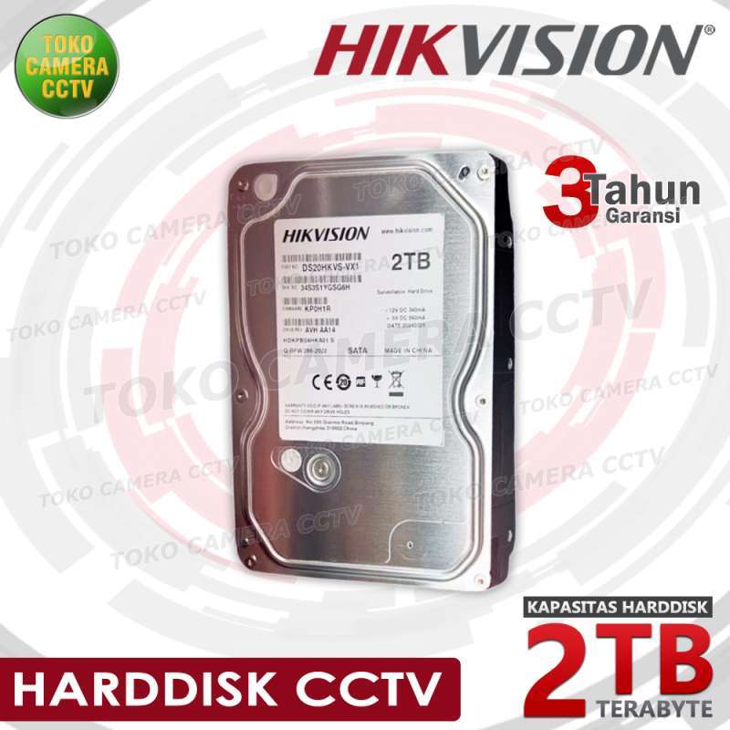 Jual Hdd Cctv 2tb Hikvision Ds20hkvs-vx1 Harddisk 2 Terra Internal ...