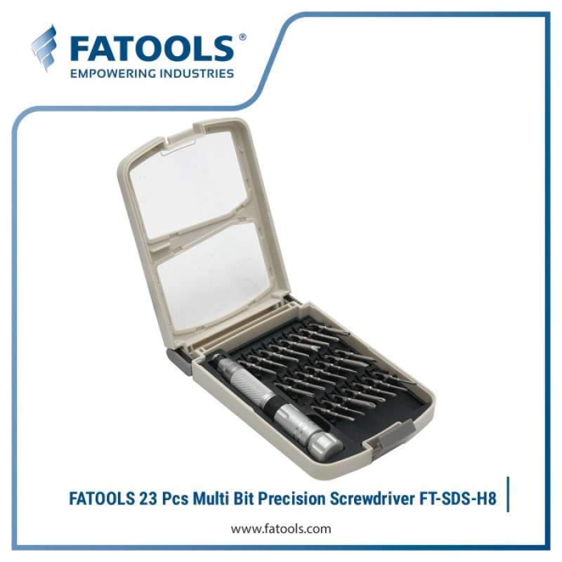Promo Fatools Sds-h8 23 Pcs Multi Bit Precision Screwdriver Obeng ...