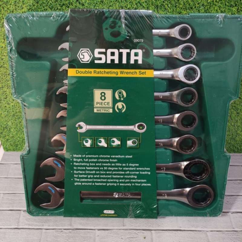 Promo Kunci Ring Pas Set 09079 8pc Comb. Double Ratcheting Wrench Set ...