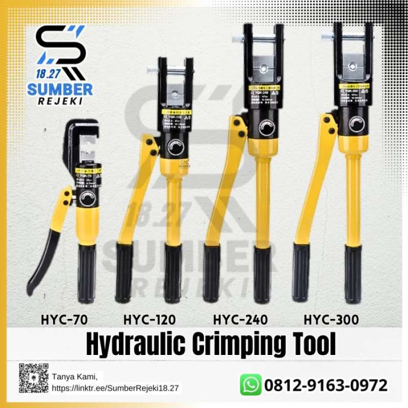 Promo Tang Crimping Tool Hyc 120 / Tang Press Skun Hidrolik Diskon 23% ...
