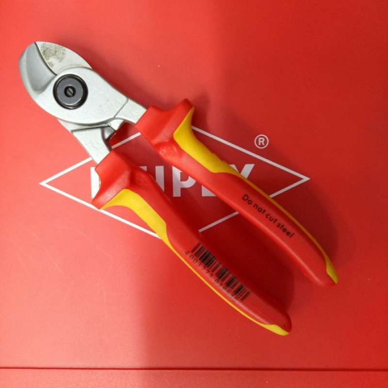 Promo Tang Potong Kabel Listrik 95 16 165 Knipex Cable Shears Diskon 23 ...