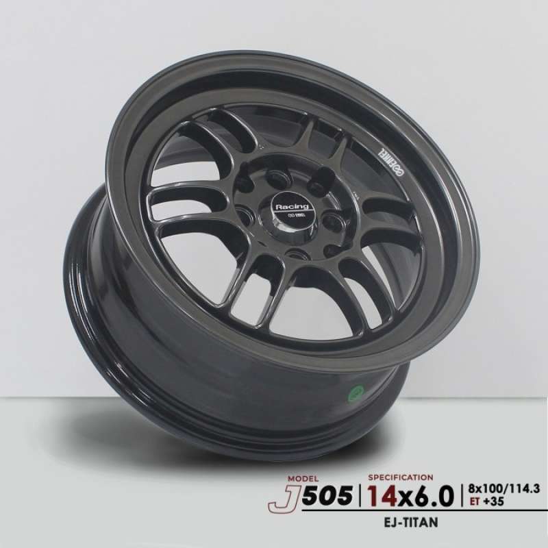 Promo Velg Enkei Rfp1 Ring 14 Lebar 6 Pcd 4h 100 / 114.3 Black Untuk ...