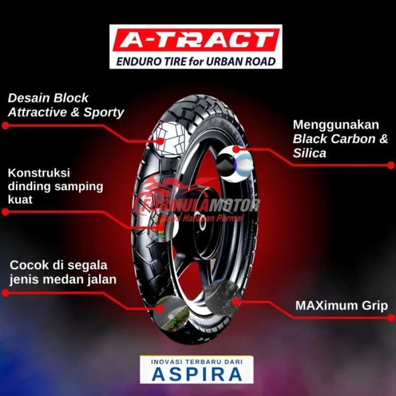 Promo 70/90-14 Aspira Maxio Atract Ring 14 Tubeless - Ban Motor Dual ...