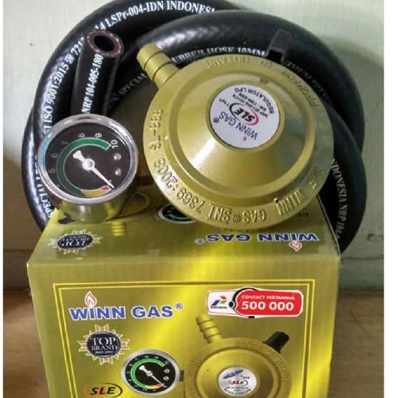 Promo Regulator Pertamina Gas Matic Winngas Sl 888 Gold Selang Lpg 500 Psi Diskon 23% Di Seller ...