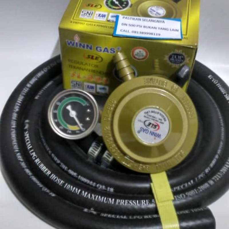 Promo Regulator Pertamina Gas Matic Winngas Sl 888 Gold Selang Lpg 500 Psi Diskon 23% Di Seller ...