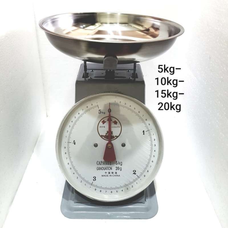 Promo Timbangan Buah / Sayur / Daging Ukuran 5kg-10kg-15kg-20kg Five Goats Diskon 23% Di Seller ...