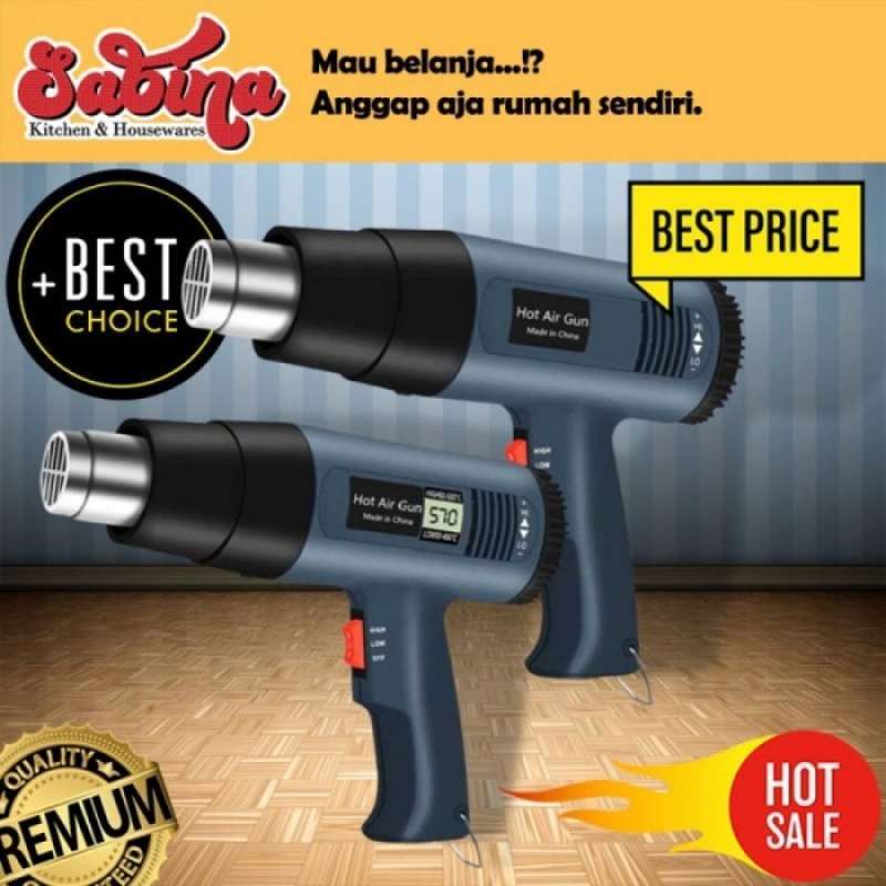 Promo Electric Hot Air Gun Dryer Heat Solder Thermal 2000w Suhu 60 - 600c Diskon 23% Di Seller ...
