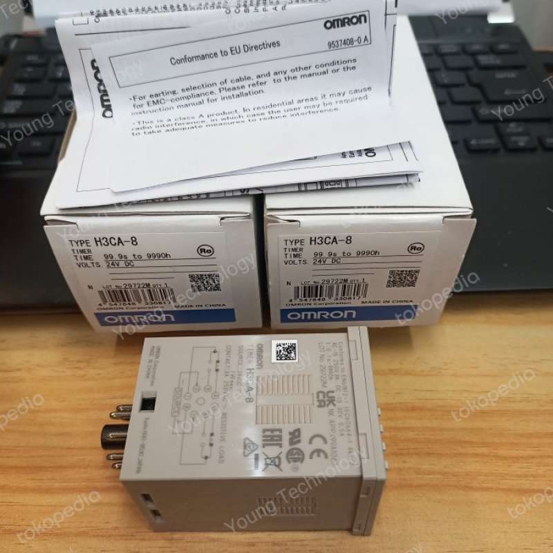 Promo Timer Omron H3ca-8 8 Kaki 24 Vdc Diskon 23% Di Seller Nishimu ...
