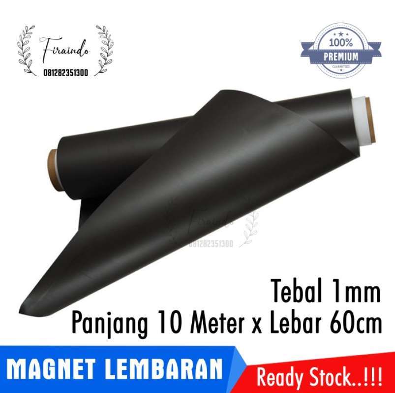 Promo Magnet Sheet Rubber Tempelan Kulkas Gulungan Roll 10 Meter Tebal ...