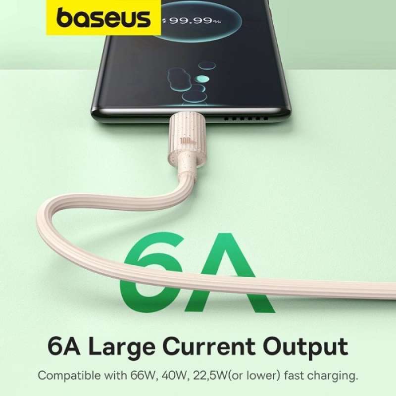 Promo Baseus Kabel Data Habitat Series 100w 6a Usb To Type C 2 Meter ...