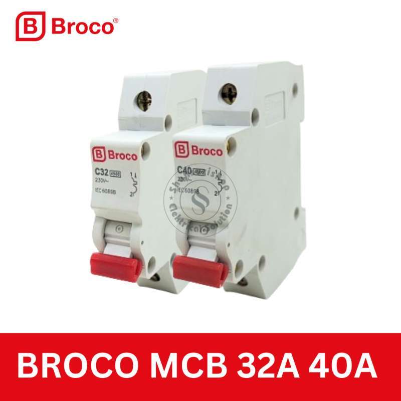 Jual Broco Mcb (miniature Circuit Breaker) 32a 40a - 40a Di Seller ...