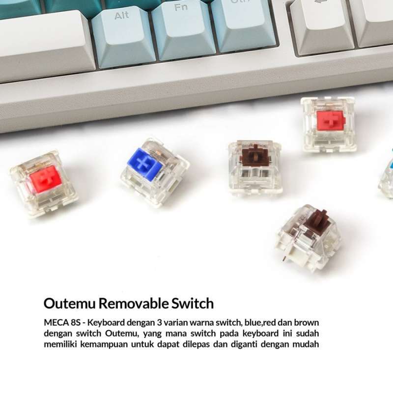 Jual Digital Alliance Meca 8s Keyboard Gaming Mechanical With Knob ...