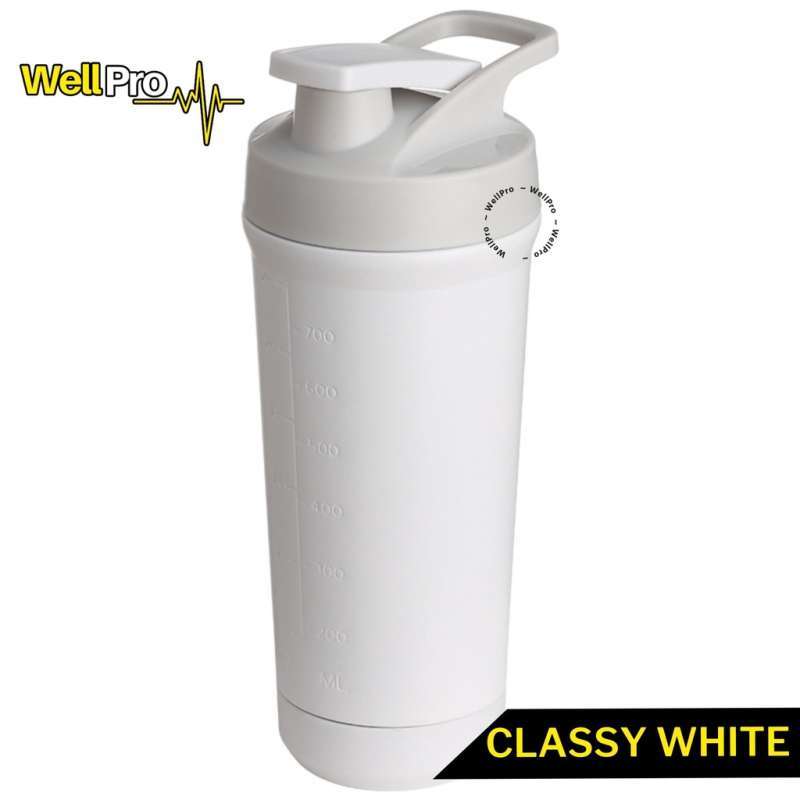 Jual Botol Shaker Stainless Gym Botol Minum Gym Fitness Olahraga 800 Ml ...