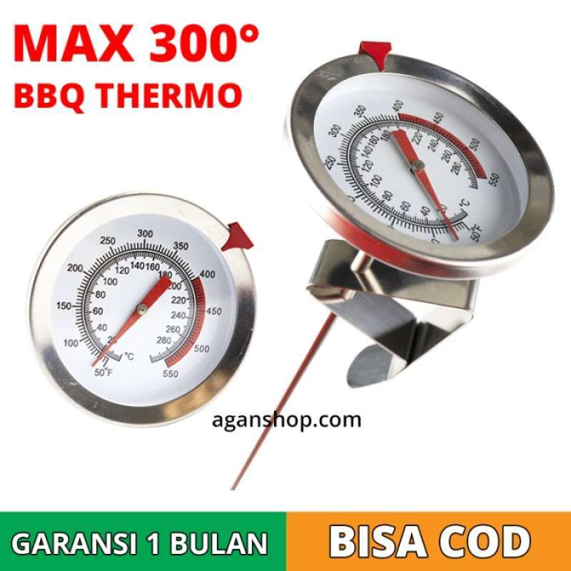 Jual Termometer Makanan Minuman Dan Minyak Analog Metal 30cm Di Seller ...