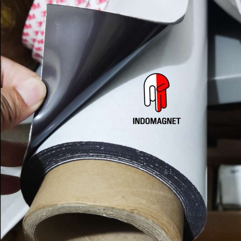 Jual Magnet Lembaran Sheet Strip Karet + Lem Double Tape Tissue Tebal 1mm - 60cm X 5meter Di ...
