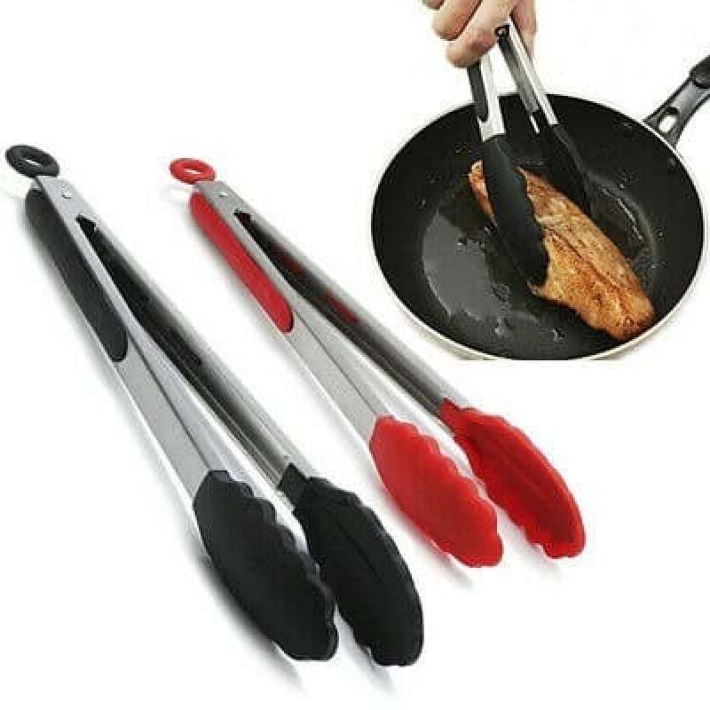 Jual Silicone Kitchen Tong 12 / Japitan - Capit Makanan Di Seller ...