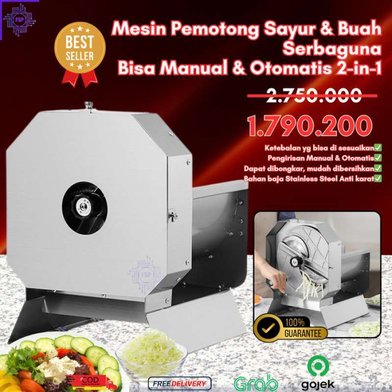Jual Mesin Pemotong / Penghancur / Pengiris Buah Dan Sayuran Elektrik ...