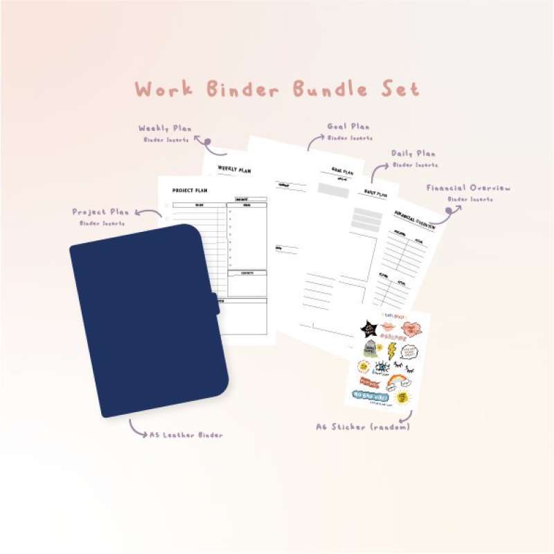 Promo Paperie Lab - A5 Work Binder Bundle Set Diskon 1% Di Seller Umkm ...