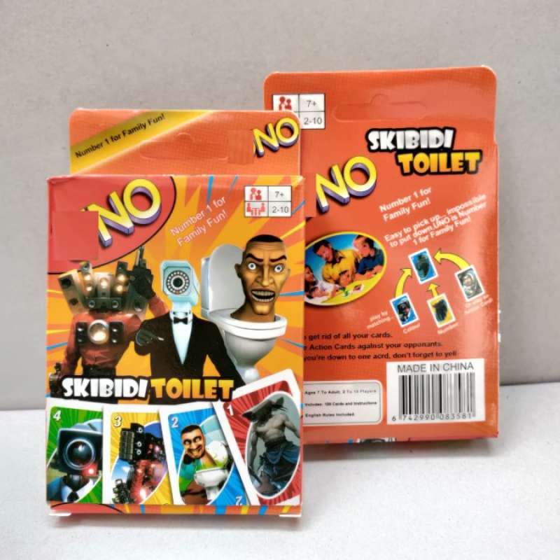 Promo Permainan Kartu Board Game Huno - Skibidi Toilet Diskon 3% Di ...