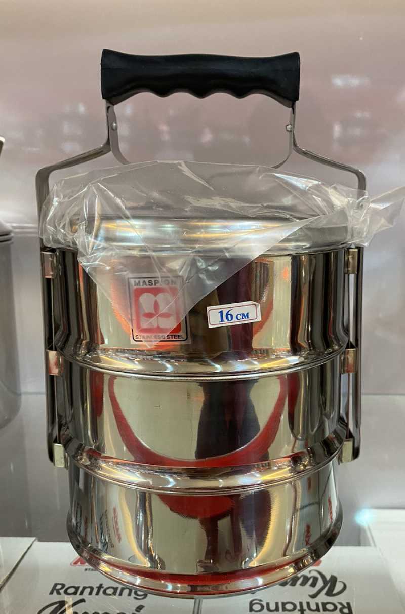 Jual Rantang Susun Tingkat Stainless Steel Maspion Maxim Di Seller ...