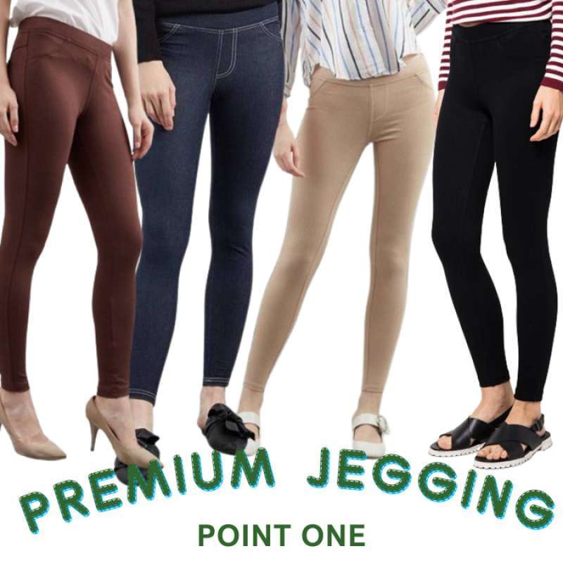 Jual Point One Premium Jegging New - Navy Xxl Di Seller Mama Shop ...
