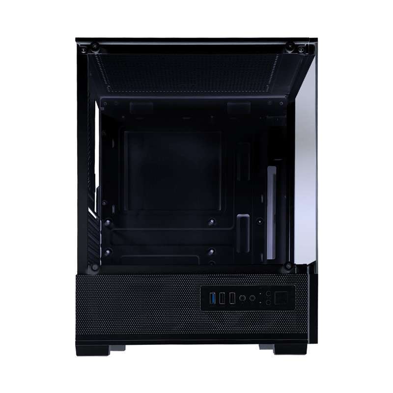 Jual Casing Cube Gaming Sang Black - Matx Gaming Case - Front & Left ...