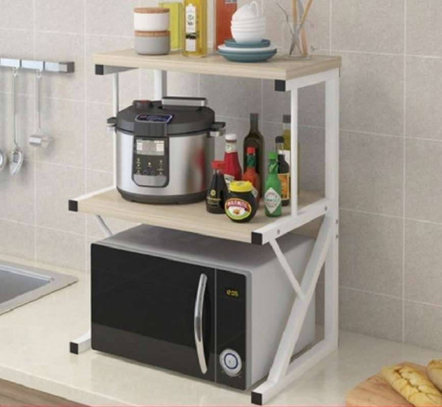 Jual Living Mart - Stativ 2 Rak Meja Dapur Tingkat 2 Utk Oven ...