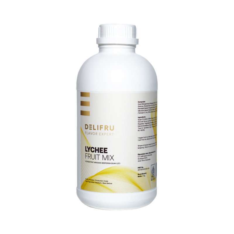 Jual Delifru Lychee Fruit Mix Puree - Puree Leci 1 Kg Di Seller Jakarta ...