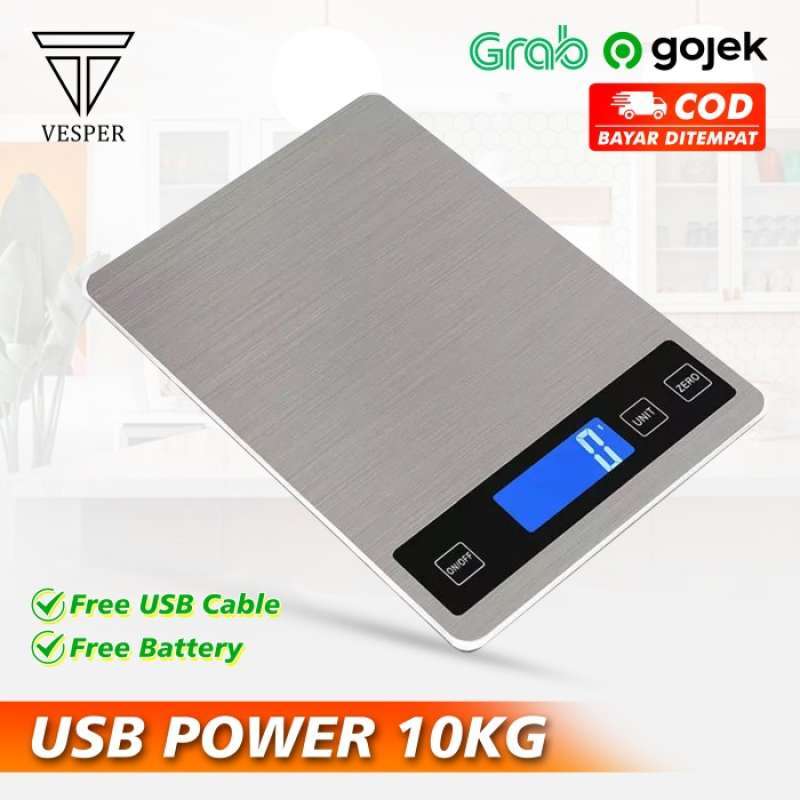 Jual Timbangan Dapur Digital Usb 10kg / Kitchen Scale / Timbangan Kopi ...
