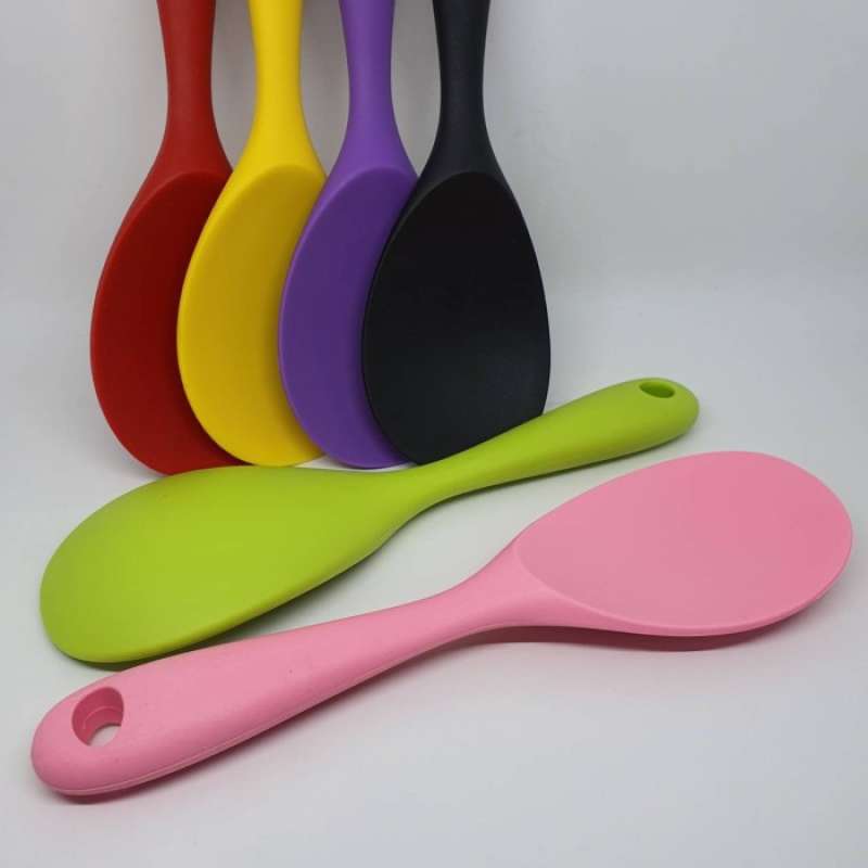 Jual Silicone Rice Spoon /centong Nasi / Sendok Nasi - Hitam Di Seller ...