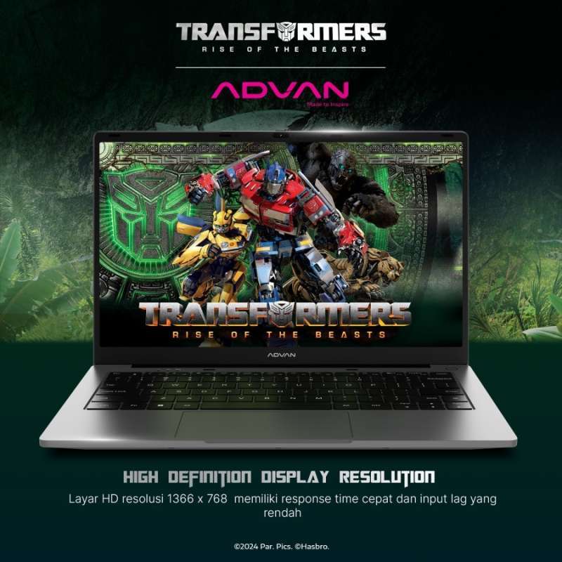 Promo Advan Tbook X Transformer - Intel N100/4gb/128gb/14.0 Hd/win11 ...