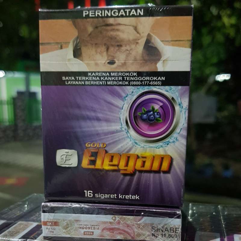 Promo Rokok Elegan Grape - 16 Batang Kretek Diskon 14% Di Seller Chenko ...