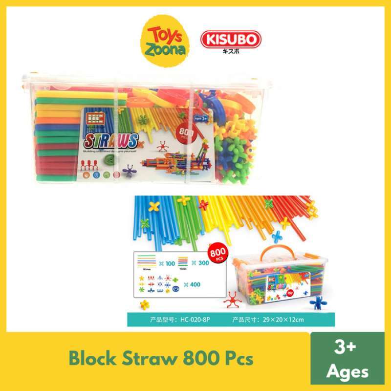 Jual Toyszoona Block Straw 800 Pcs Di Seller Sentry - Cengkareng Timur ...